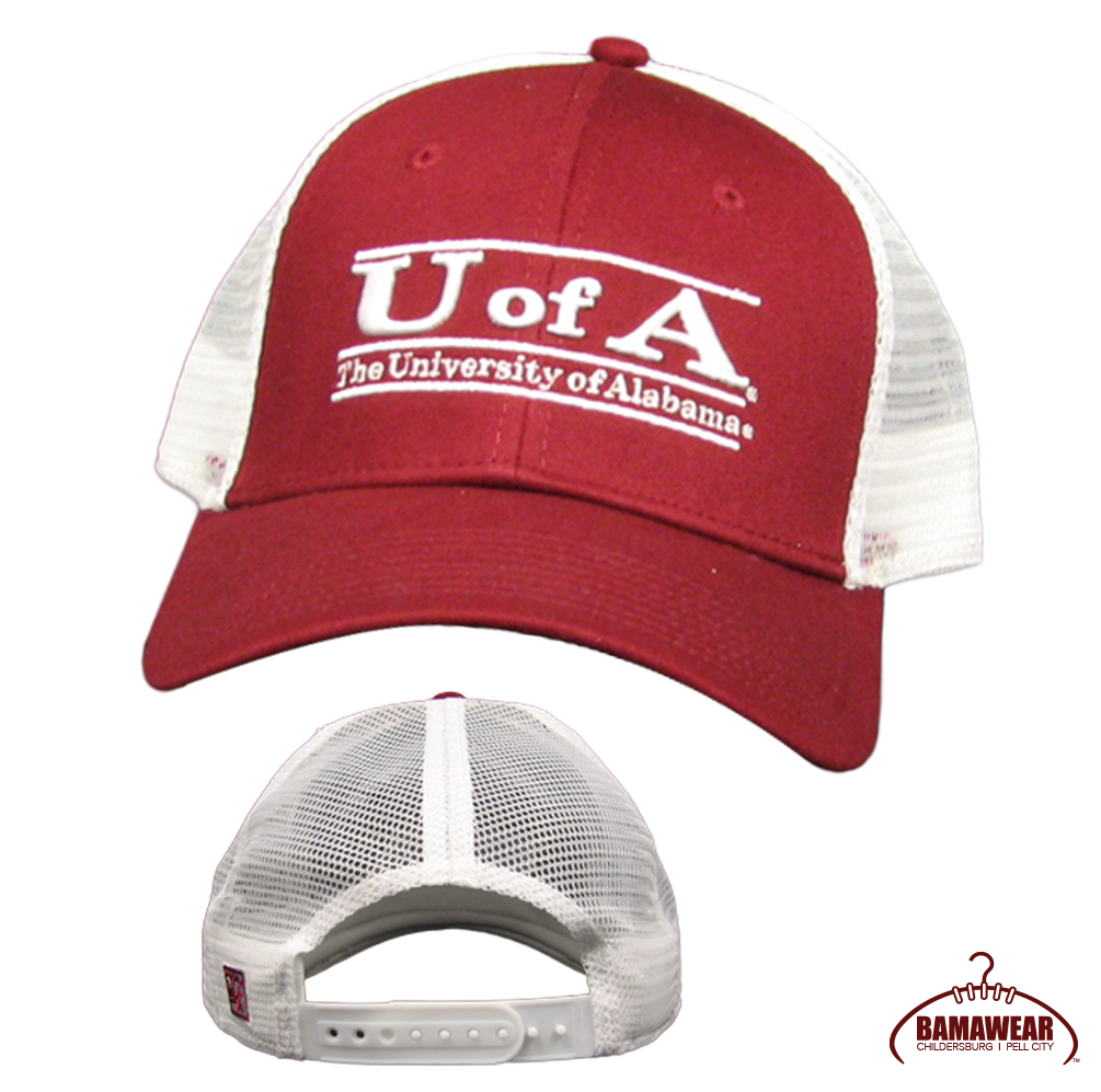 "U of A" Bar Logo Mesh-Back Caps – Bamawear